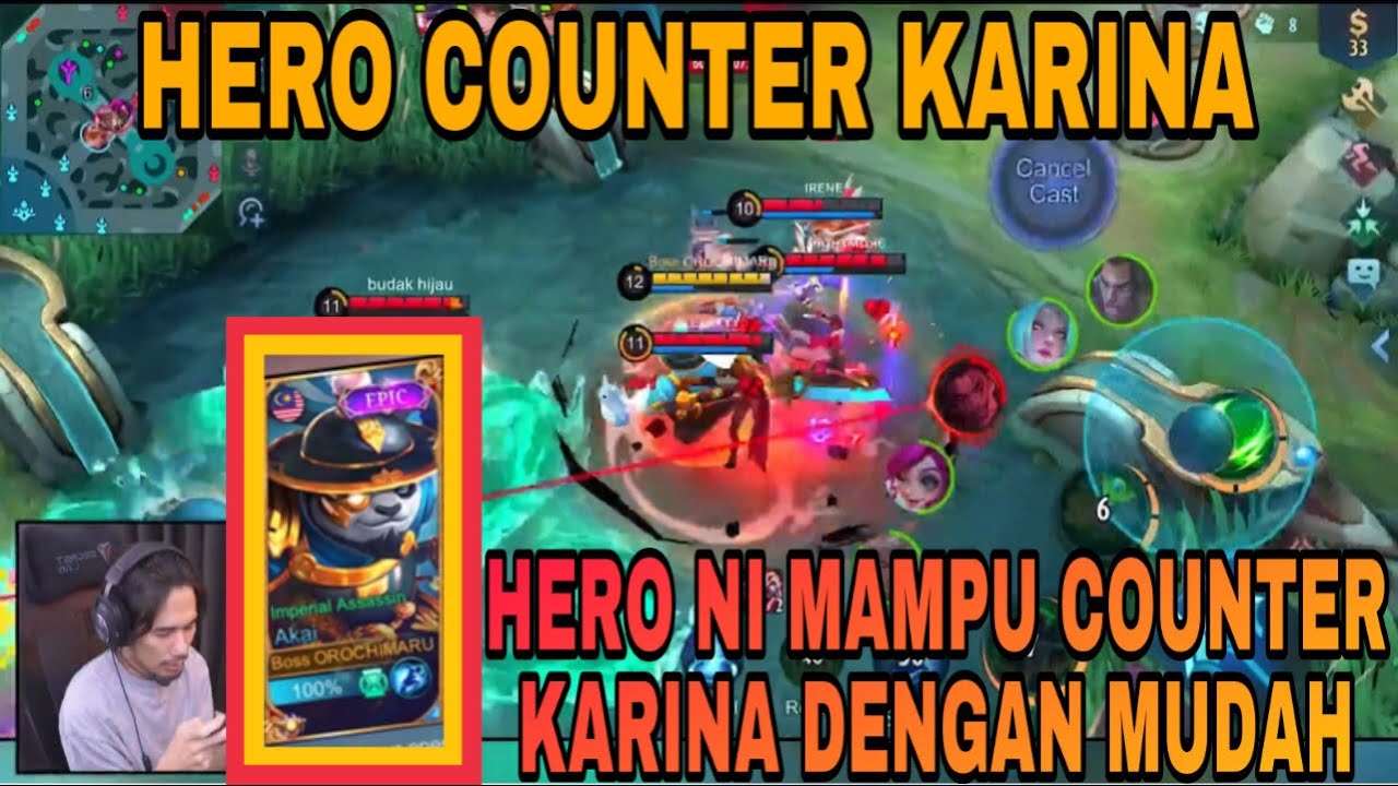 INI HERO BOLEH COUNTER KARINA DENGAN MUDAH ! MELEKAT KARINA TAK BOLEH ...