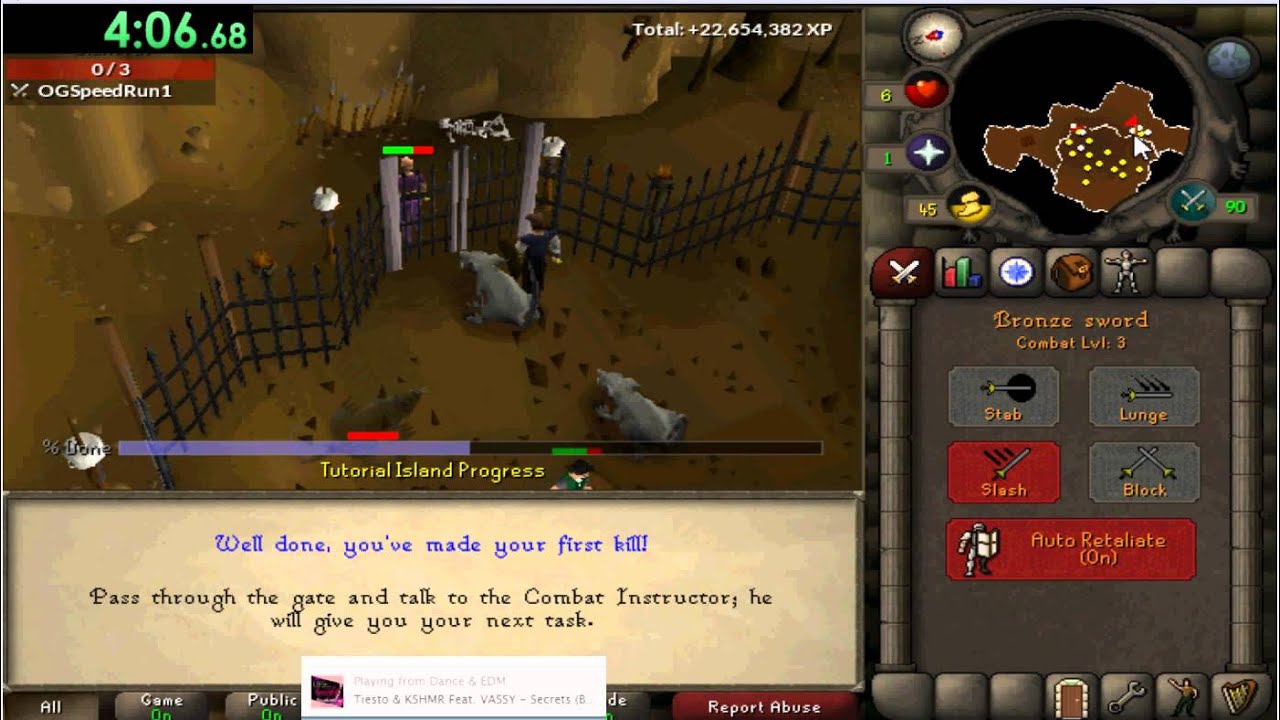 OSRS Tutorial Island Speed Run [6:19] - YouTube