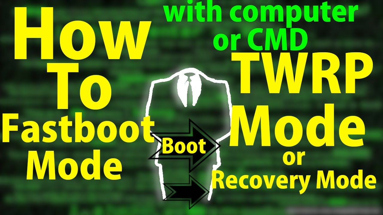 How to Boot a TWRP Recovery Directly with Fastboot Mode. - YouTube