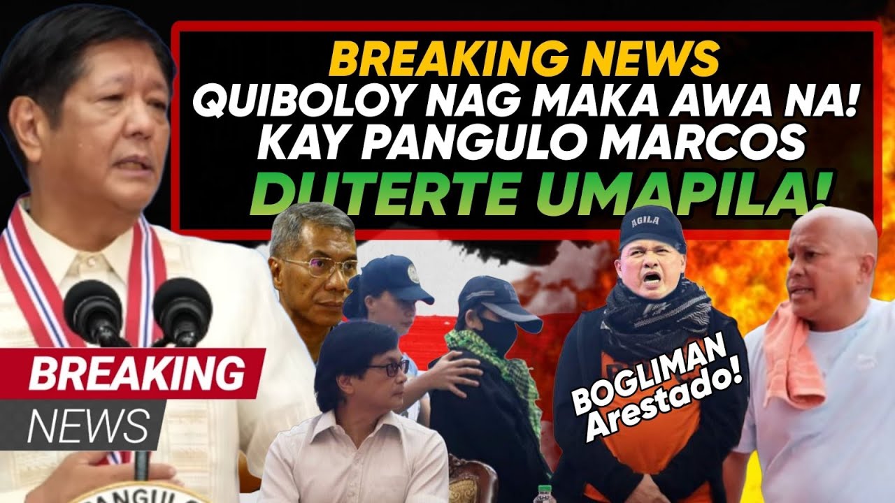 HETO NA MARCOS JR NAG MAKA AWA NA SI QUIBS SA PANGULO PANOORIN - YouTube