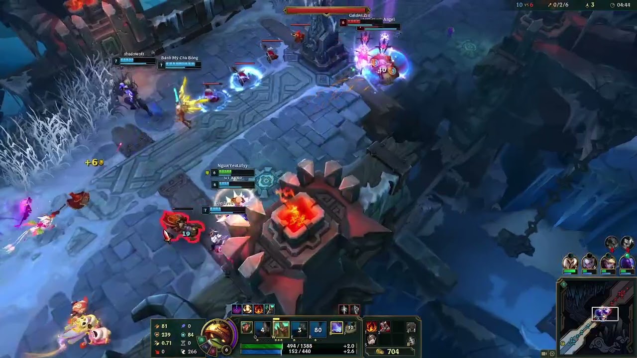 [Khanh Dòm] Arram King Ramus Full Tank immortel - Ez Win Game With ...