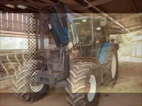 New holland ts115 turbo straight pipe - YouTube