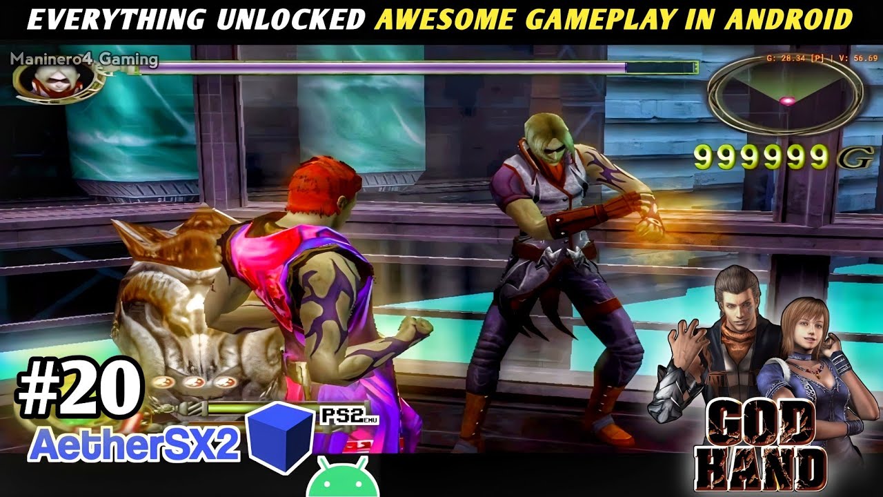GOD HAND VS DEVIL HAND | AETHERSX2 PCSX2 | GOD HAND EVERYTHING UNLOCKED ...