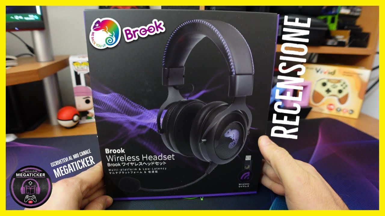 BROOK WIRELESS : Cuffie da Gaming per PlayStation , PC e Nintendo ...