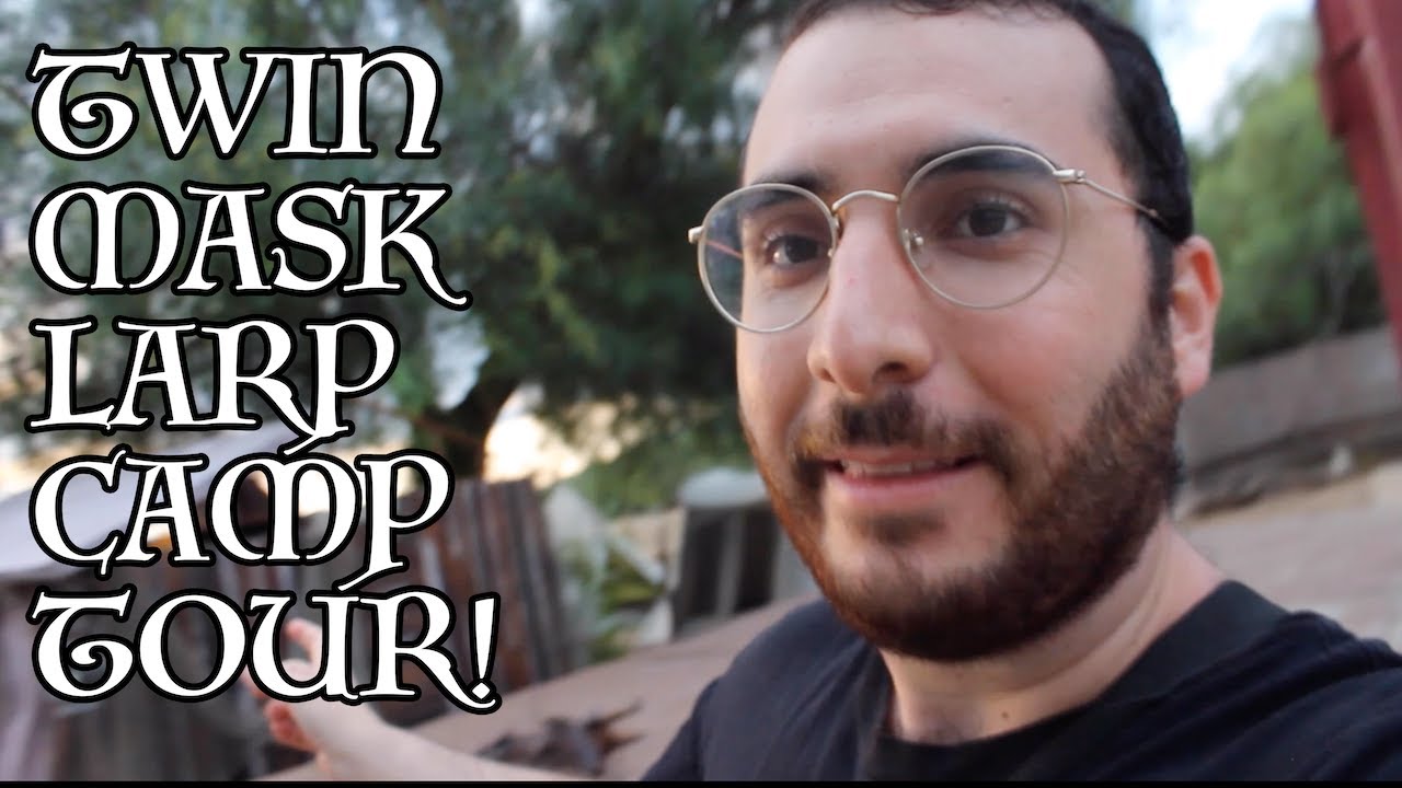 Twin Mask Fantasy LARP Campsite Tour! - YouTube