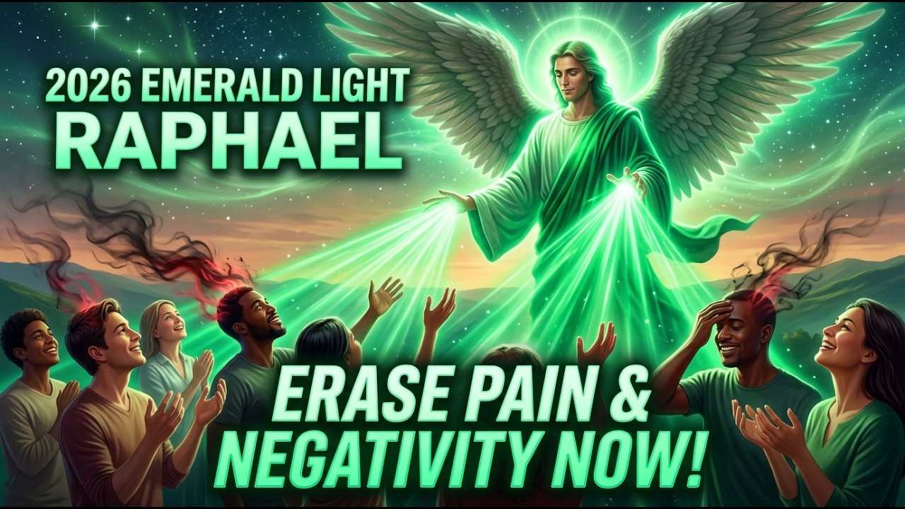🌿 ERASE Pain and Negativity with ARCHANGEL RAPHAEL'S Powerful Emerald ...