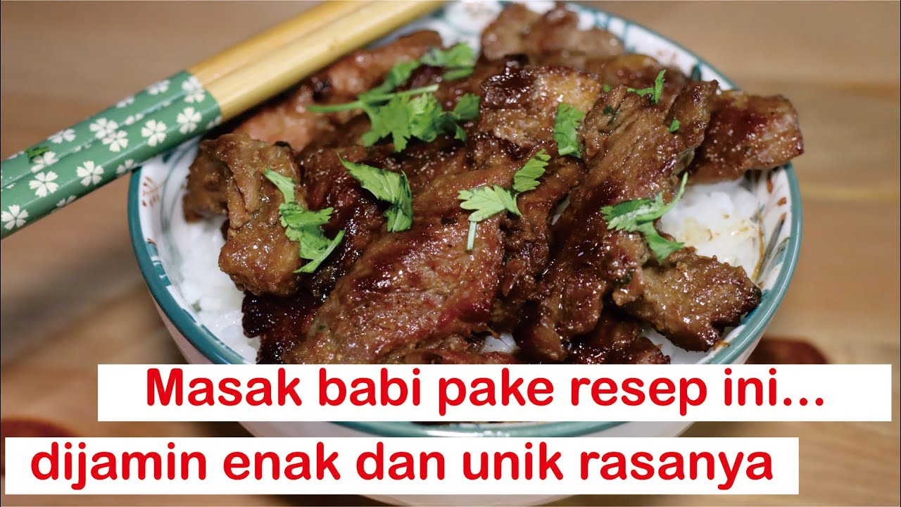 Masak babi pake resep ini rasanya enak banget dan berbeda dari biasanya ...