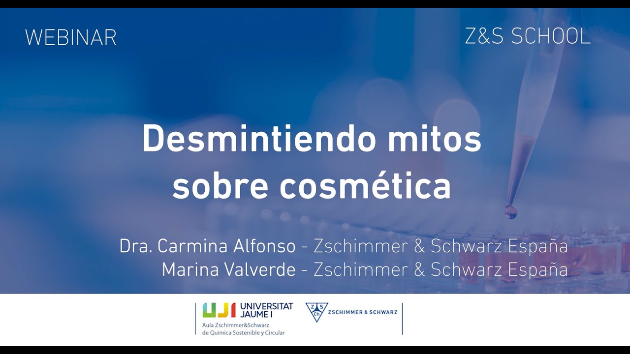 #3 Z&S School: 🧪 Webinar "Desminiendo mitos sobre cosmética" con la Dra ...