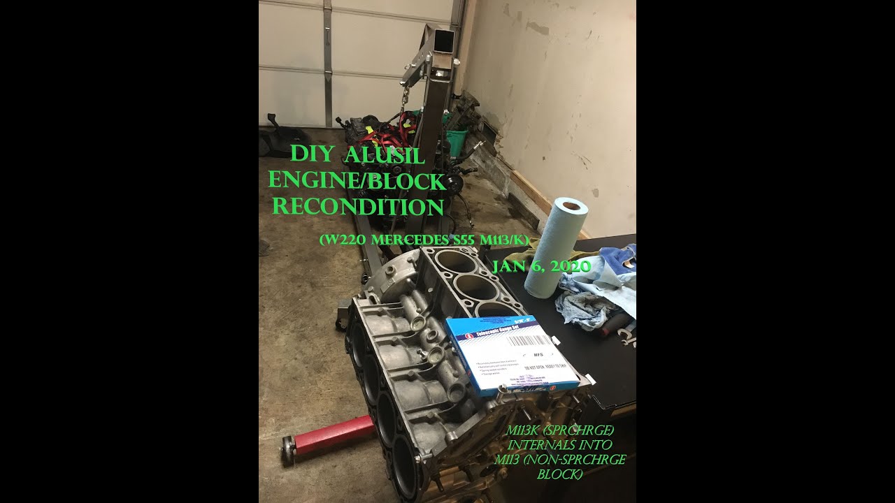 PART 1 - DIY "Alusil" Engine Cyl Restore on Merc/AMG (Saved $2,100 ...
