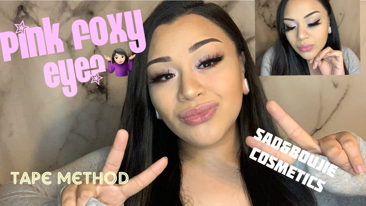 PINK FOXY EYE TUTORIAL?|| TheLexxiG - YouTube