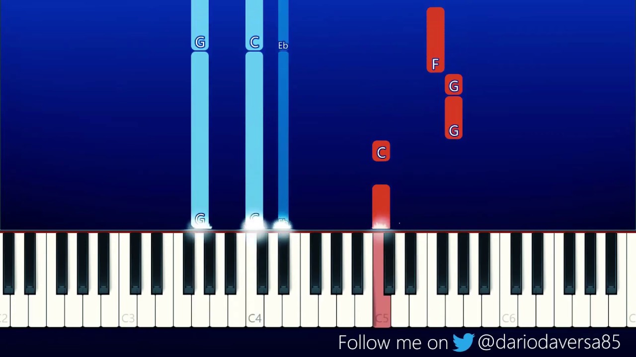 🌞Gamers #1 Rainimator - Goodbye - A Minecraft Song (Piano Tutorial)⚡👏👏👍 ...