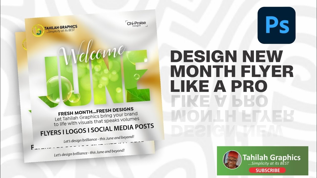 How to Design a Stunning New Month Flyer in Photoshop - Full Tutorial ...