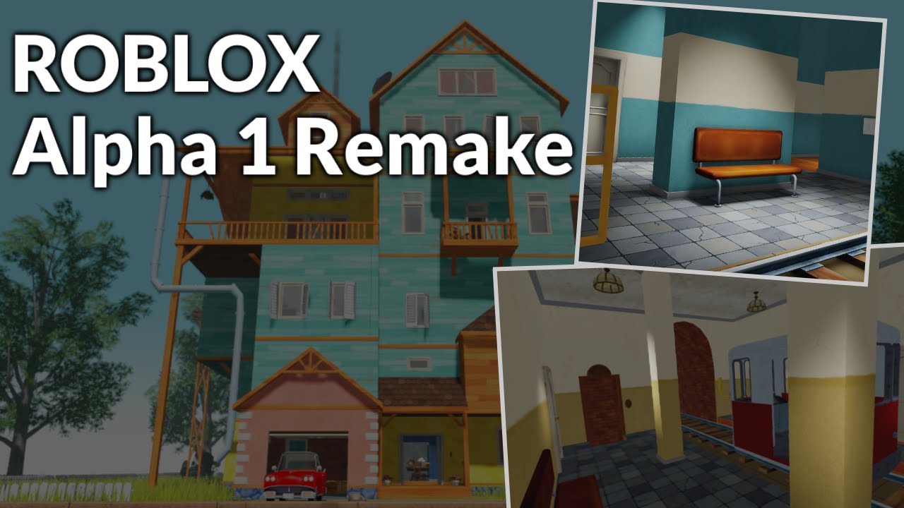 Hello Neighbor Alpha 1 With All Floors | Hello Neighbor Fangame - YouTube