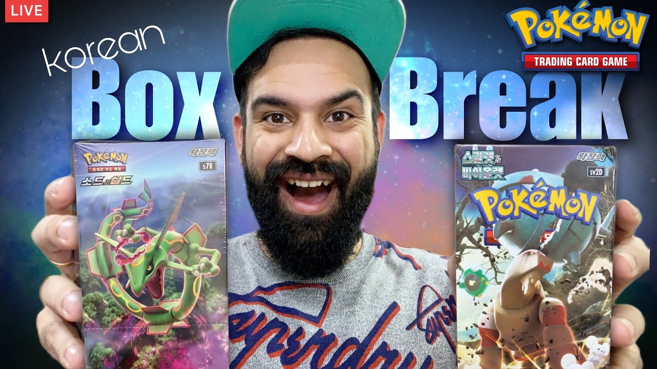 🔴Live! Blue Sky Stream & Clay Burst Box Break | Real Pokémon Cards ...