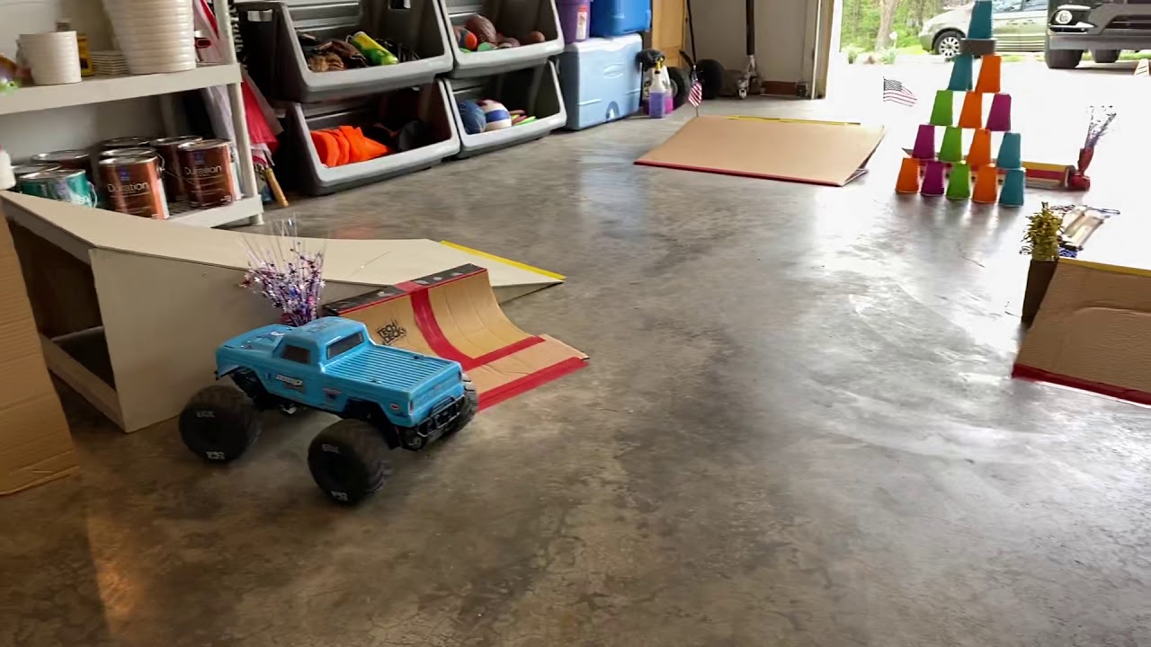 Kevin Talbot “quarantine” RC Monster Truck challenge w/ECX amp crush ...