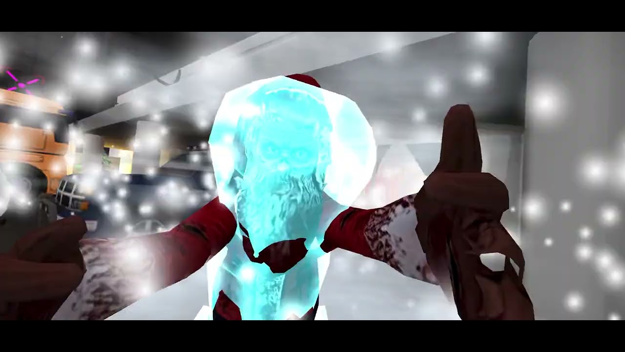 Smiling x scary Santa - YouTube