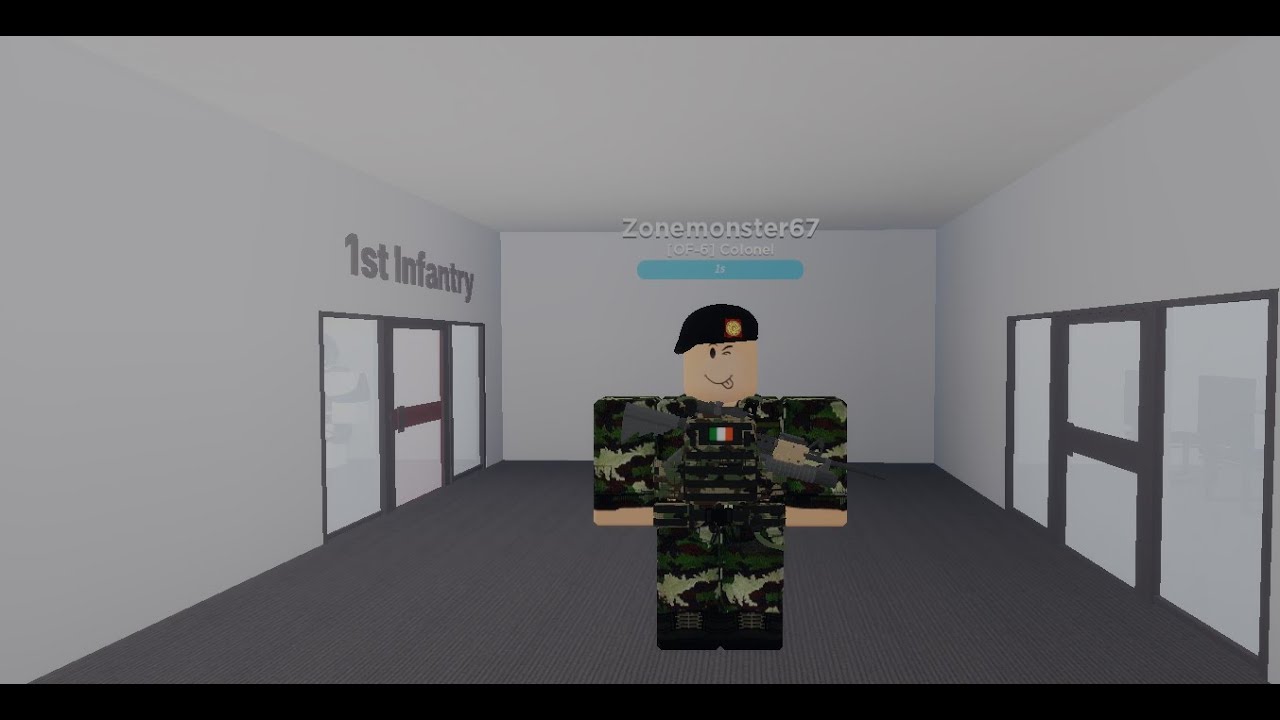 PVT To COL, In the Irish army, training.(roblox, irish army training ...