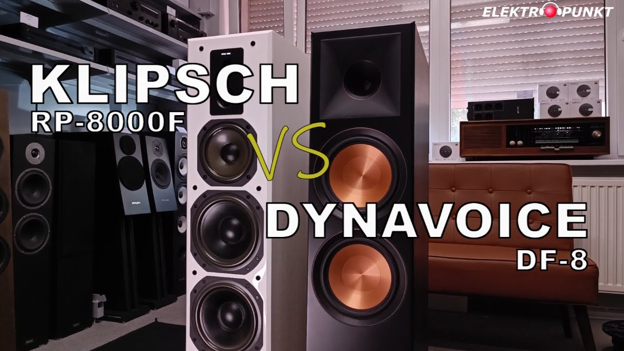 Klipsch RP 8000F vs Dynavoice DF-8 - porównanie modeli kolumn ...