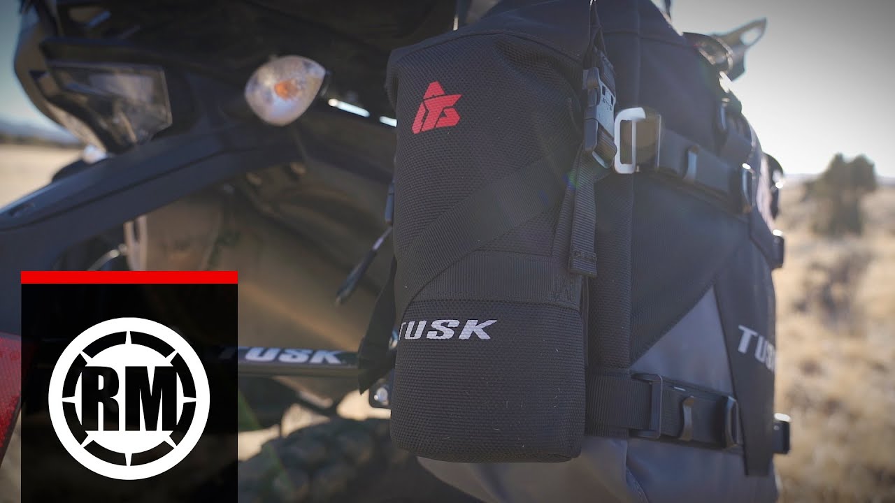 Tusk Motorcycle Small Bottle Holder Kit - YouTube