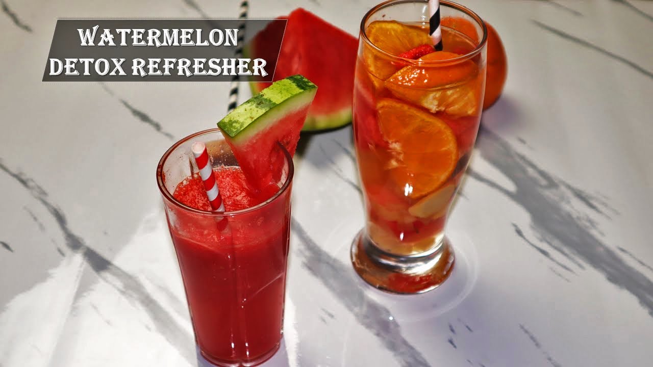 Watermelon Refresher Detox Water [Hydration Water] - Fruit infused ...