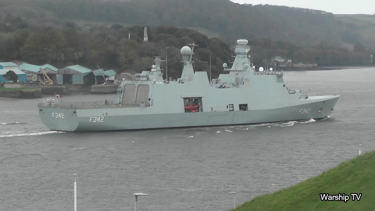 HDMS ESBERN SNARE F342 ENTERS DEVONPORT NAVAL BASE DURING FOST - 6th ...