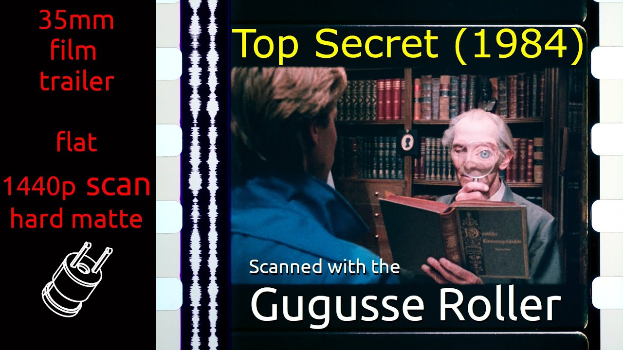 Top Secret (1984) 35mm film trailer, flat hard matte, 1440p - YouTube