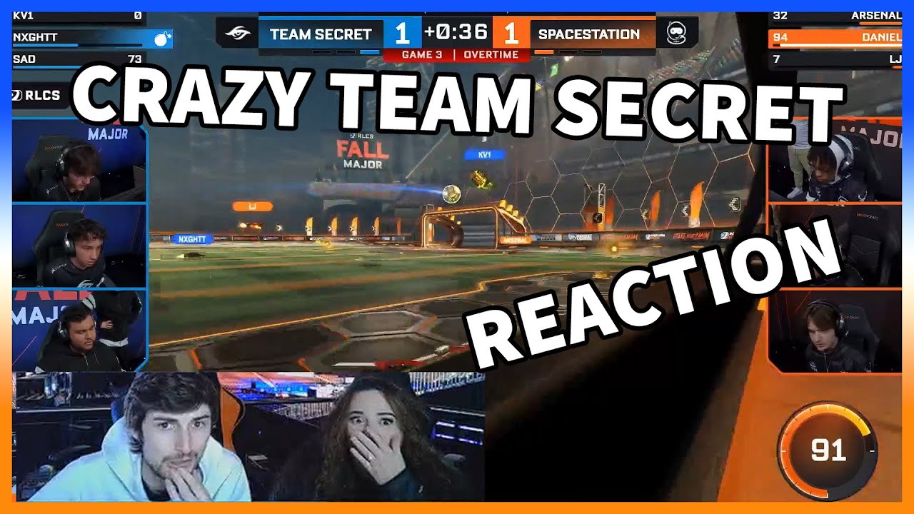 Team Secret Crazy LIVE Reaction - YouTube