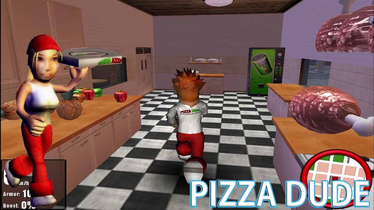 Pizza Dude (Windows game 2005) - YouTube
