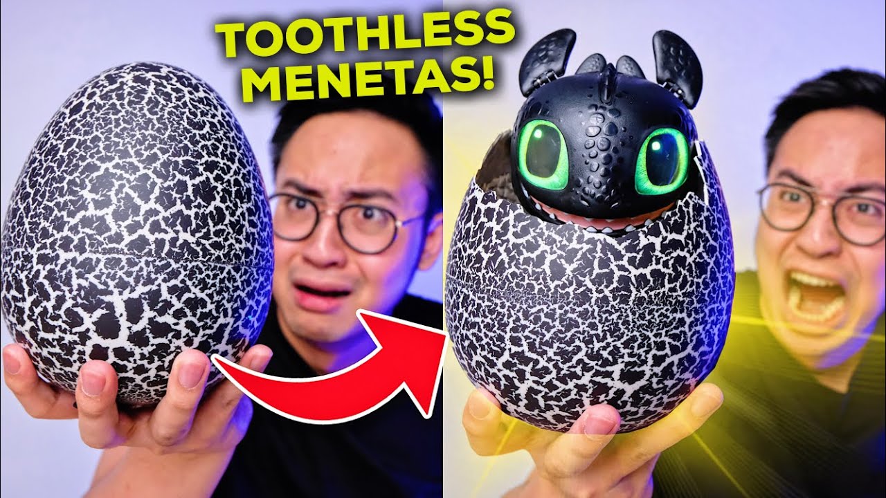 BAYI TOOTHLESS INI MENETAS DARI TELURNYA SENDIRI! | HATCHING TOOTHLESS ...