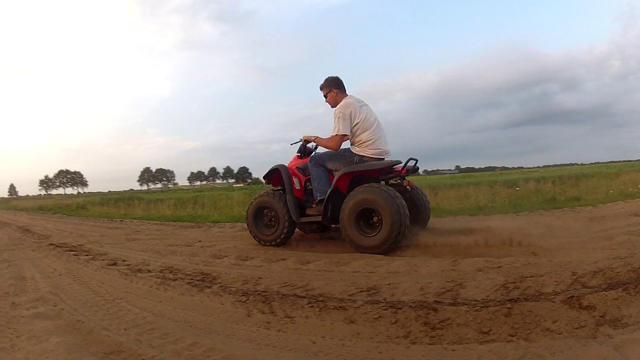 Aeon Cobra 180cc Quad test drive after repair - YouTube