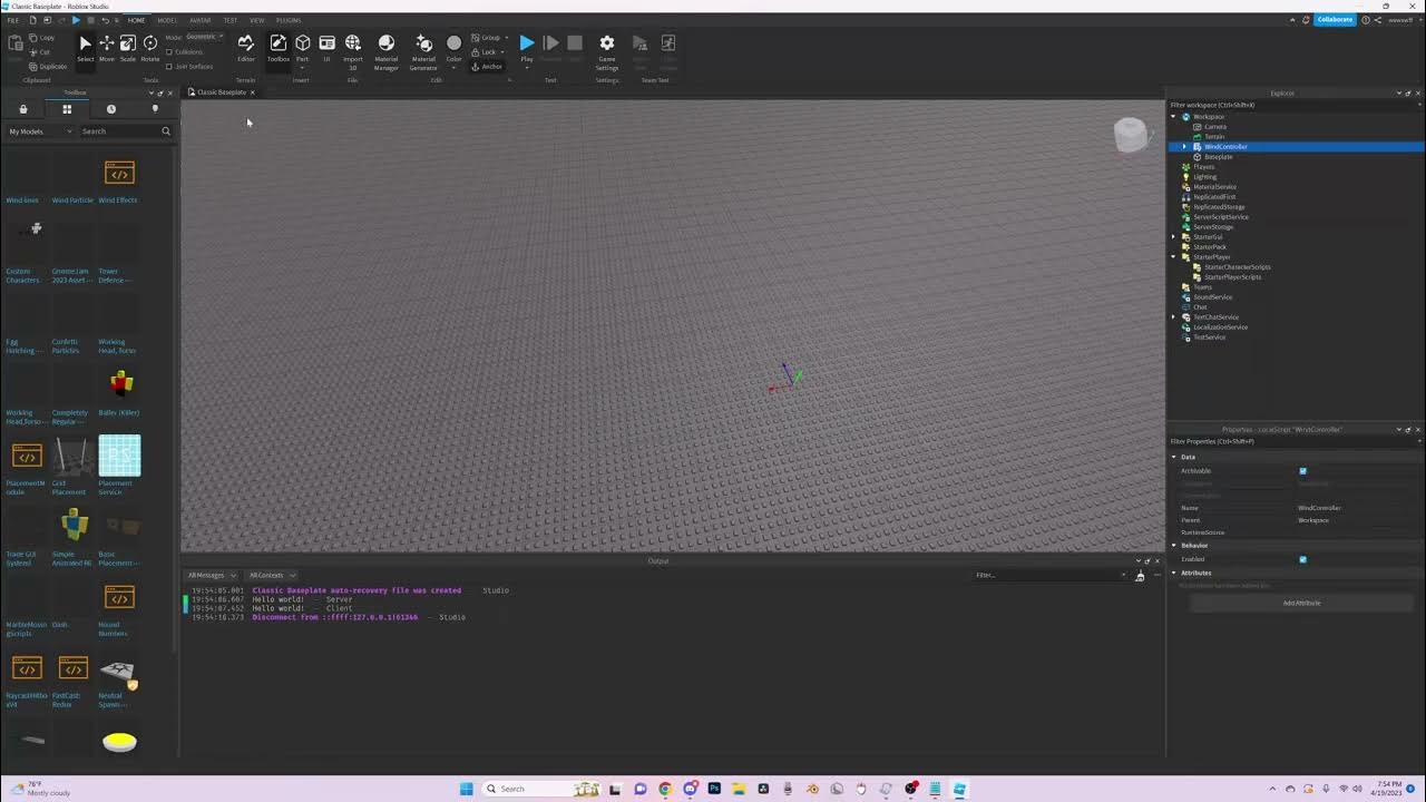 How to Add Wind to Your Game! Roblox Studio - YouTube