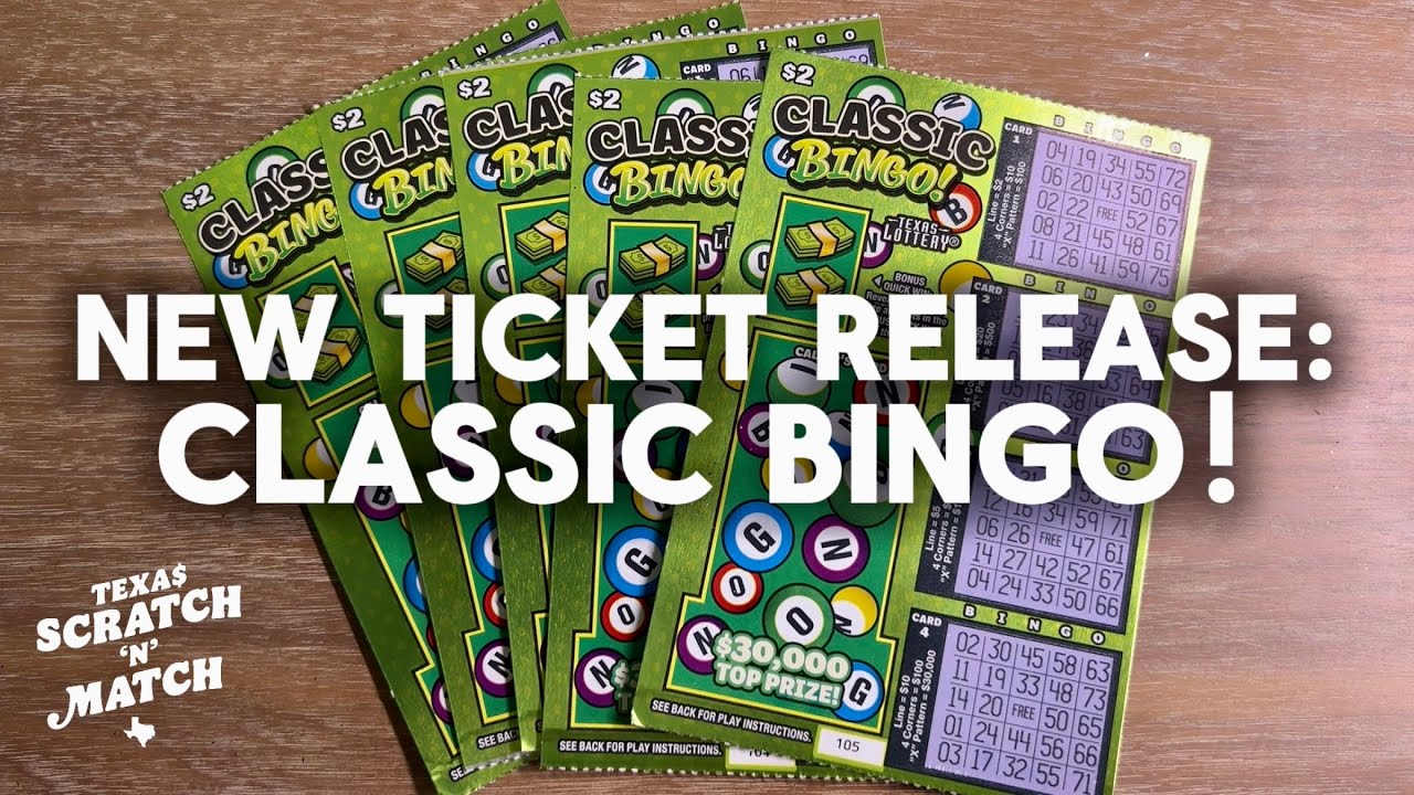NEW TX SCRATCH TICKET RELEASE: CLASSIC BINGO! 💰 Texas Scratch 'N Match ...