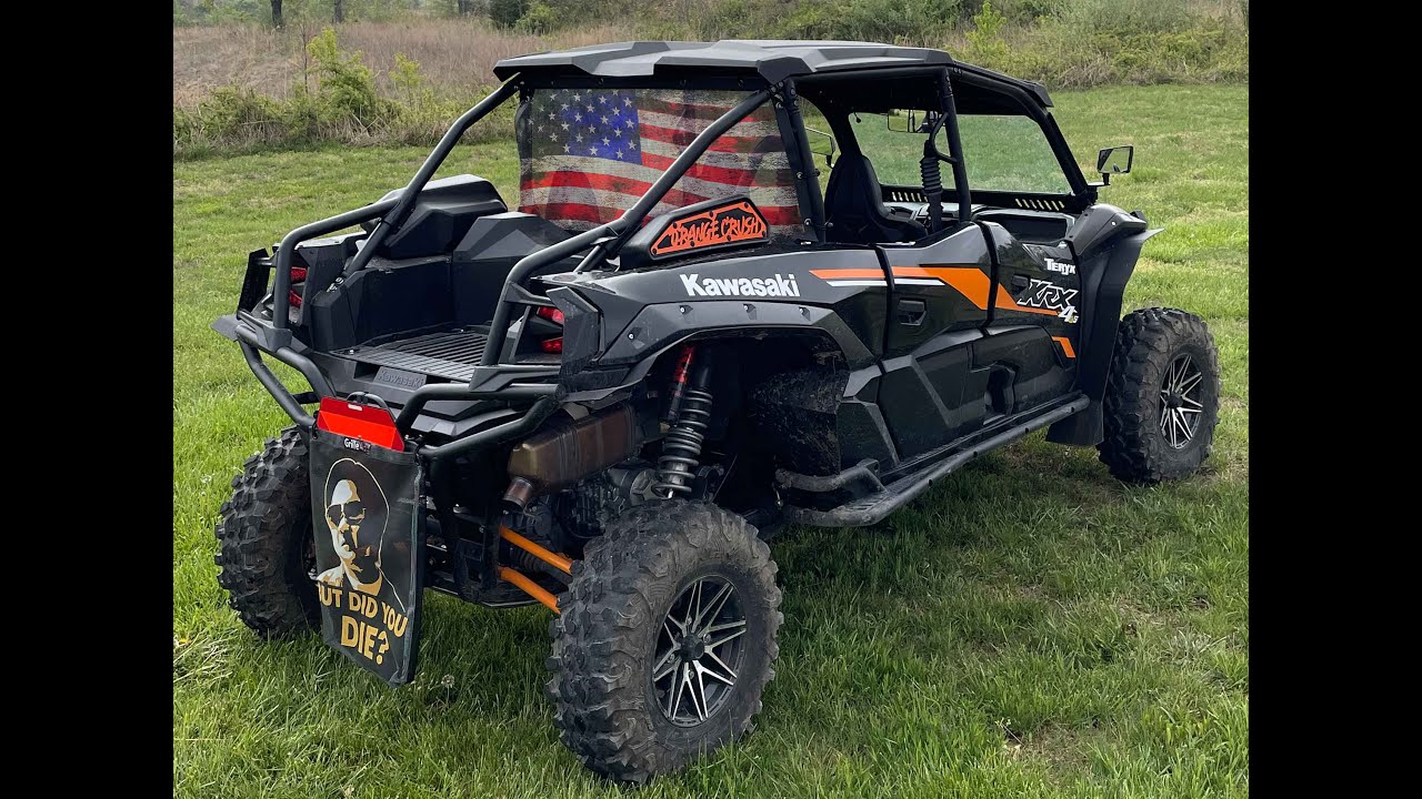 Dust Screen installation on Kawasaki Teryx KRX 4 seater - YouTube