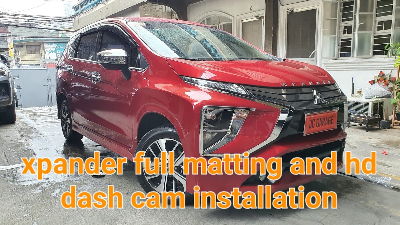 XPANDER SPORT FULL MATTING AND ULTRA CLEAR DASH CAM INSTALLED - YouTube