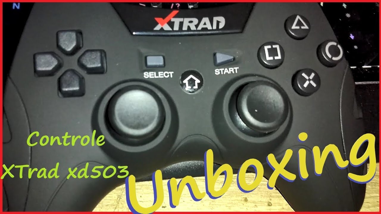 Unboxing Controle XTrad Gamer - xd503 #LetsBora - YouTube