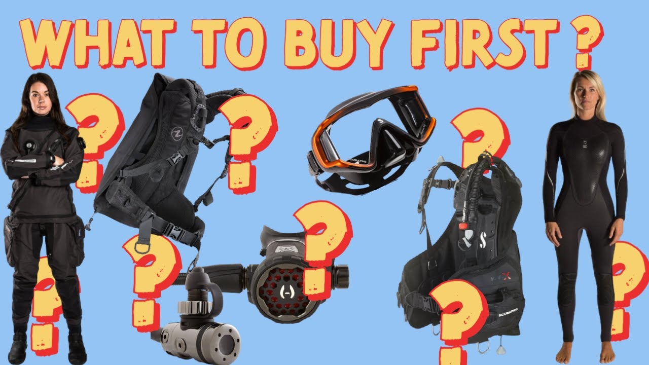 First 3 Dive Equipment Purchases For New Divers - YouTube