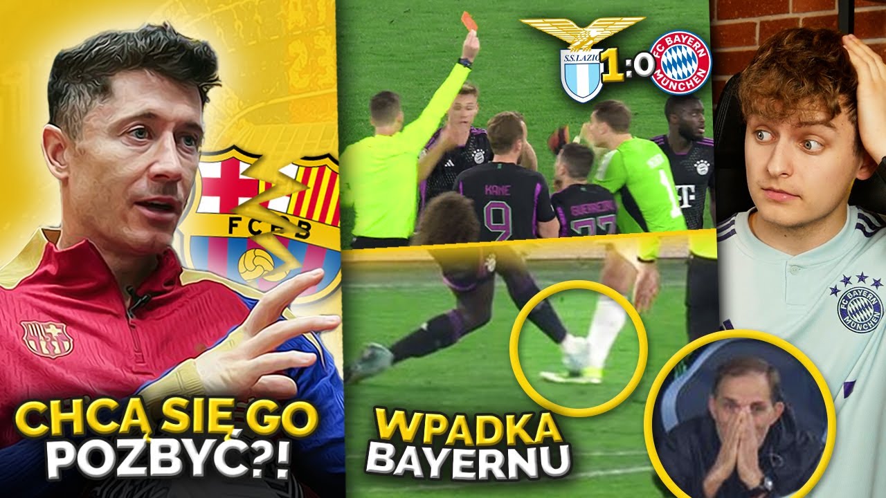 Robert Lewandowski NA SPRZEDAŻ!? KOMPROMITACJA Bayernu… Czerwona za ...