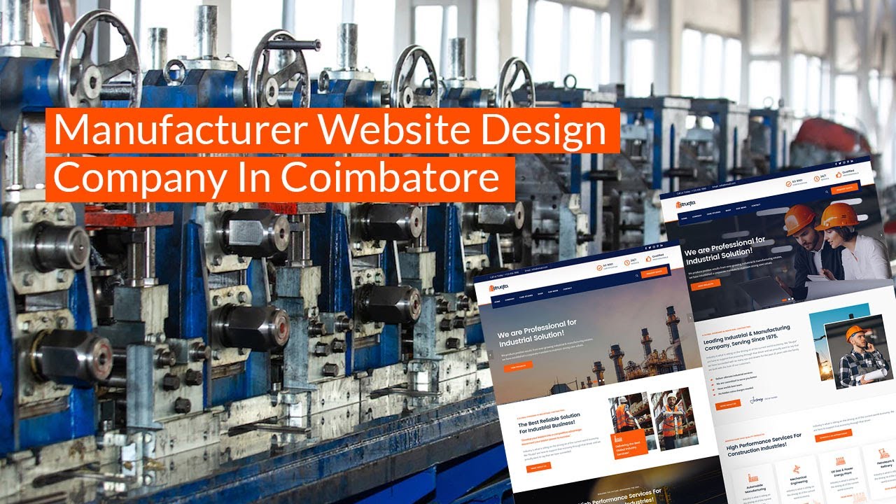 Manufacturer Website Design Company In Coimbatore - YouTube