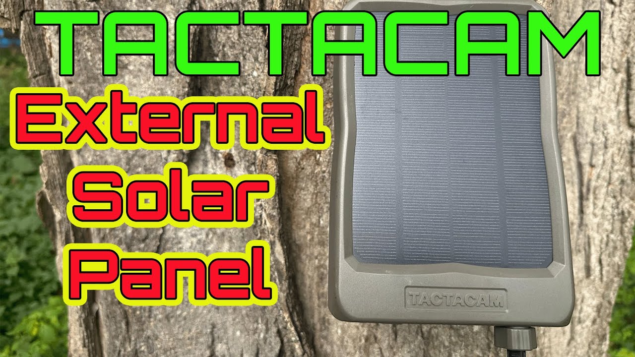 Tactacam Solar Panel - YouTube