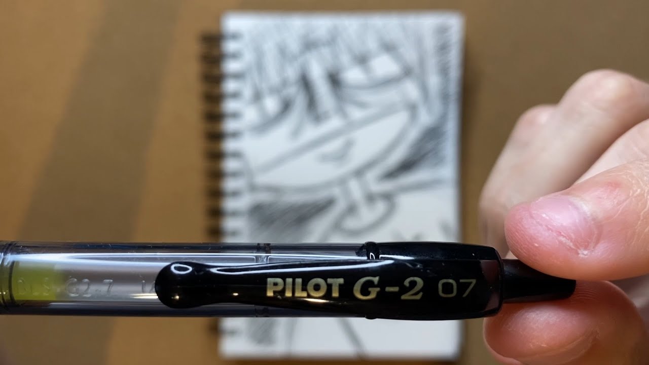 Drawing INSANITY ART with a Pilot G2 Pen - YouTube