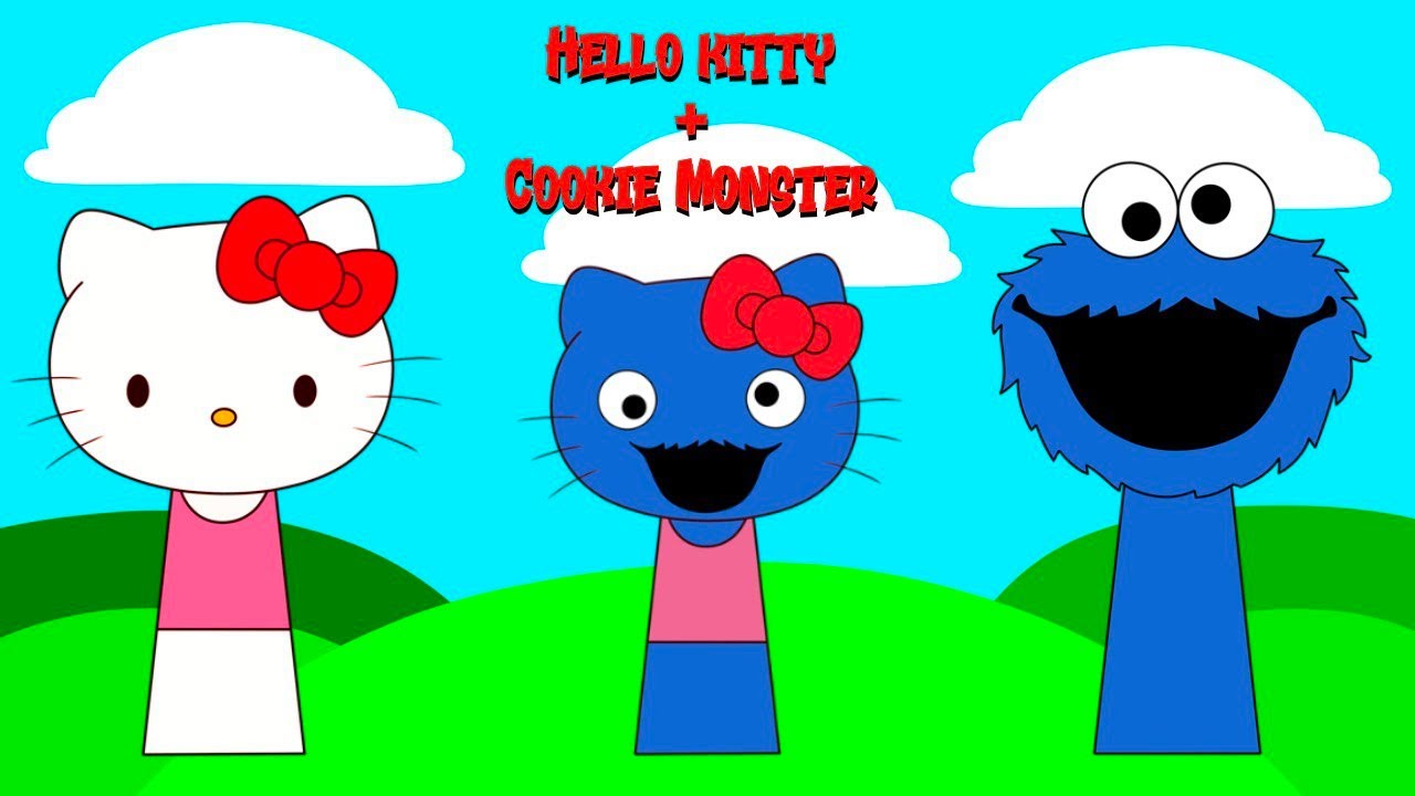 My Sprunki OC: Hello Kitty + Cookie Monster - YouTube