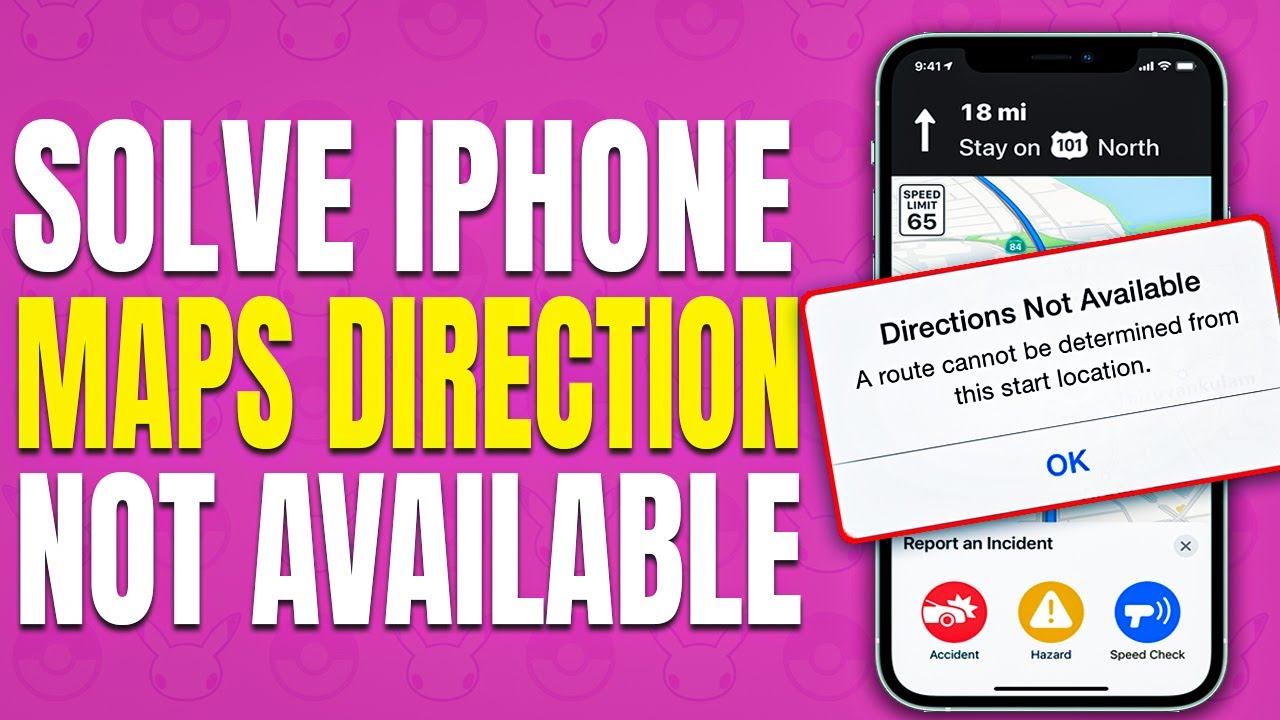 how to solve iPhone maps direction not available 2023 | PIN TECH ...