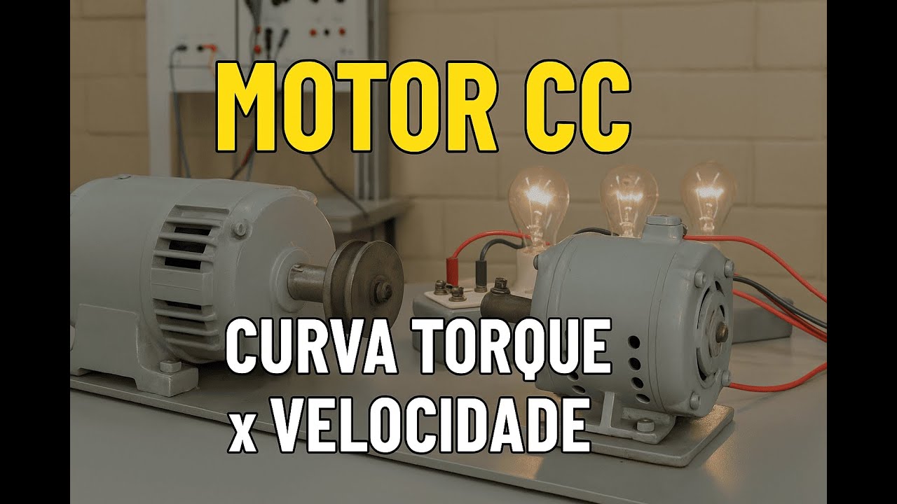 Curva Torque x Velocidade de um Motor CC com Gerador Síncrono e Carga ...
