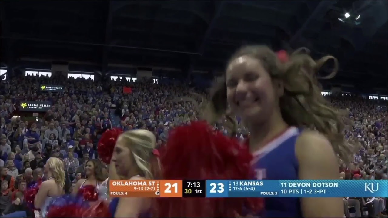 Devin Dotson Kansas vs Oklahoma State - Highlights | 2.9.2019 | 18 Pts, 5 Rebs, 4 Assist - YouTube