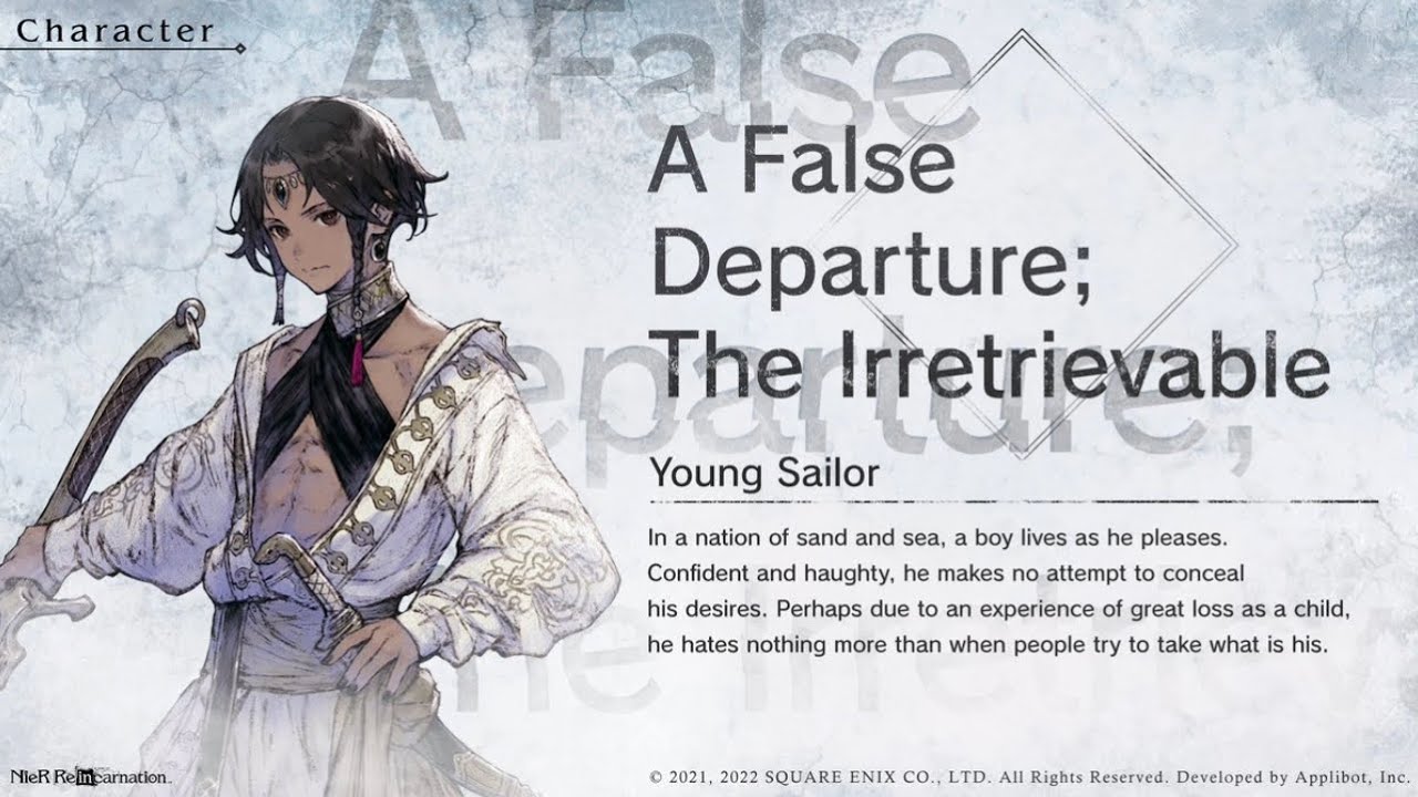 NieR Reincarnation - Character Showcase: Yudil (All Costumes) - YouTube