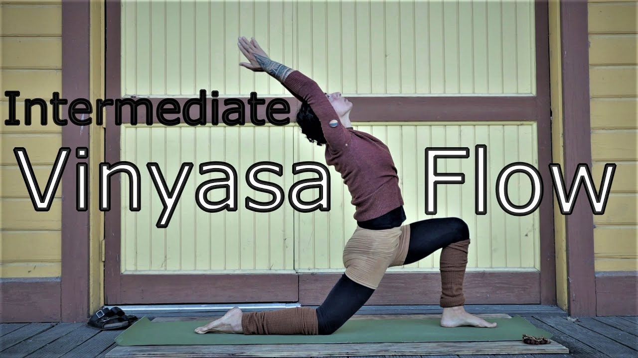 intermediate vinyasa flow practice with backbends and inversions ...