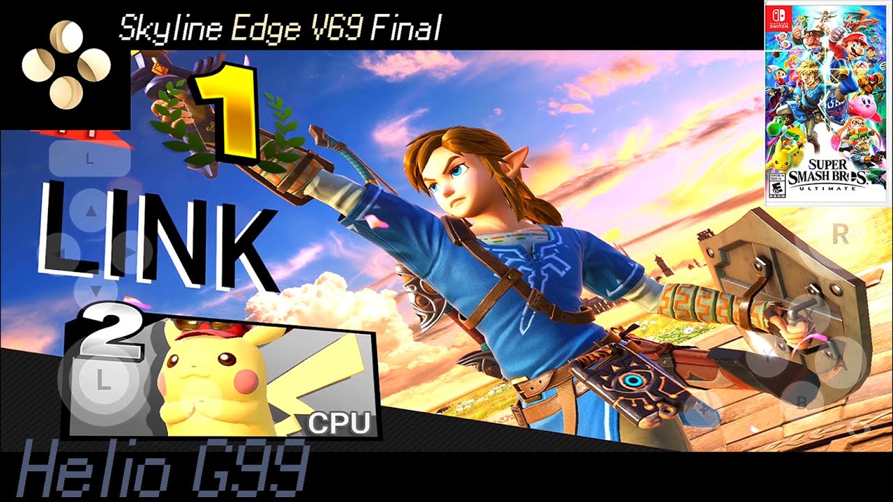 Super Smash Bros. Ultimate (Skyline Edge Final v69) Tested on Helio G99 ...