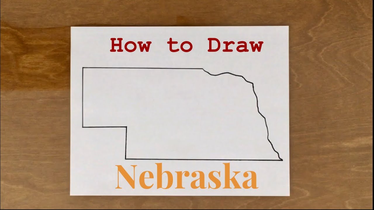 How to Draw Nebraska - YouTube