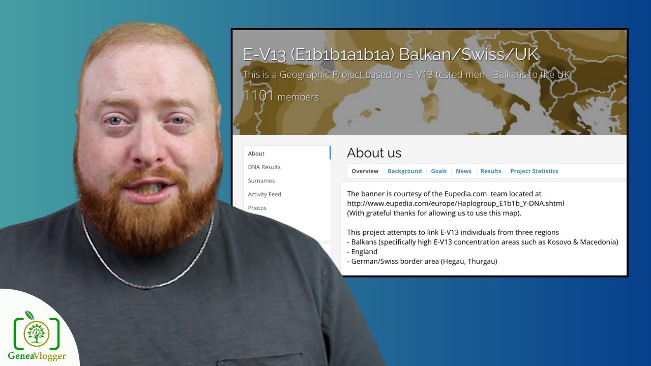 European Haplogroup E-V13 (E1b1b1a1b1a) - YouTube