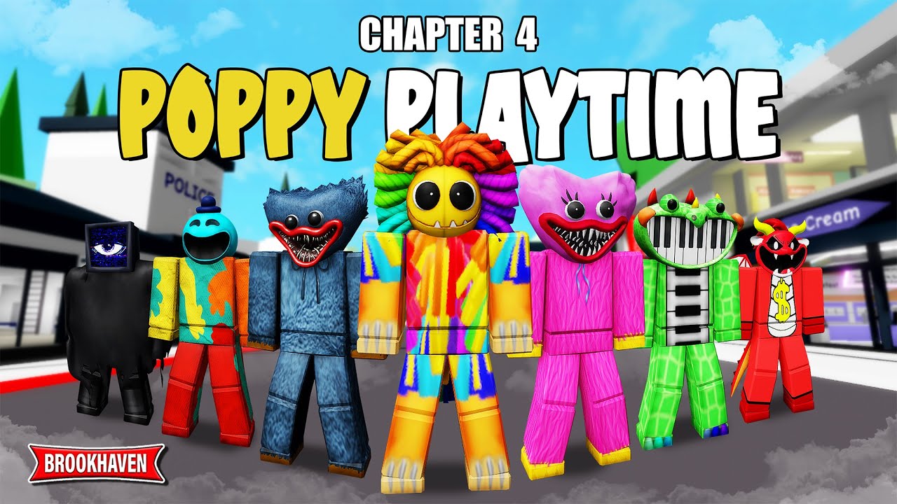 Cara Membuat POPPY PLAYTIME CHAPTER 4 Di Brookhaven ID/CODES - Roblox ...